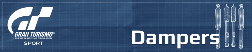 GT Sport Setup Builder - Dampers - SetupWiki - Simracing Setup Guide